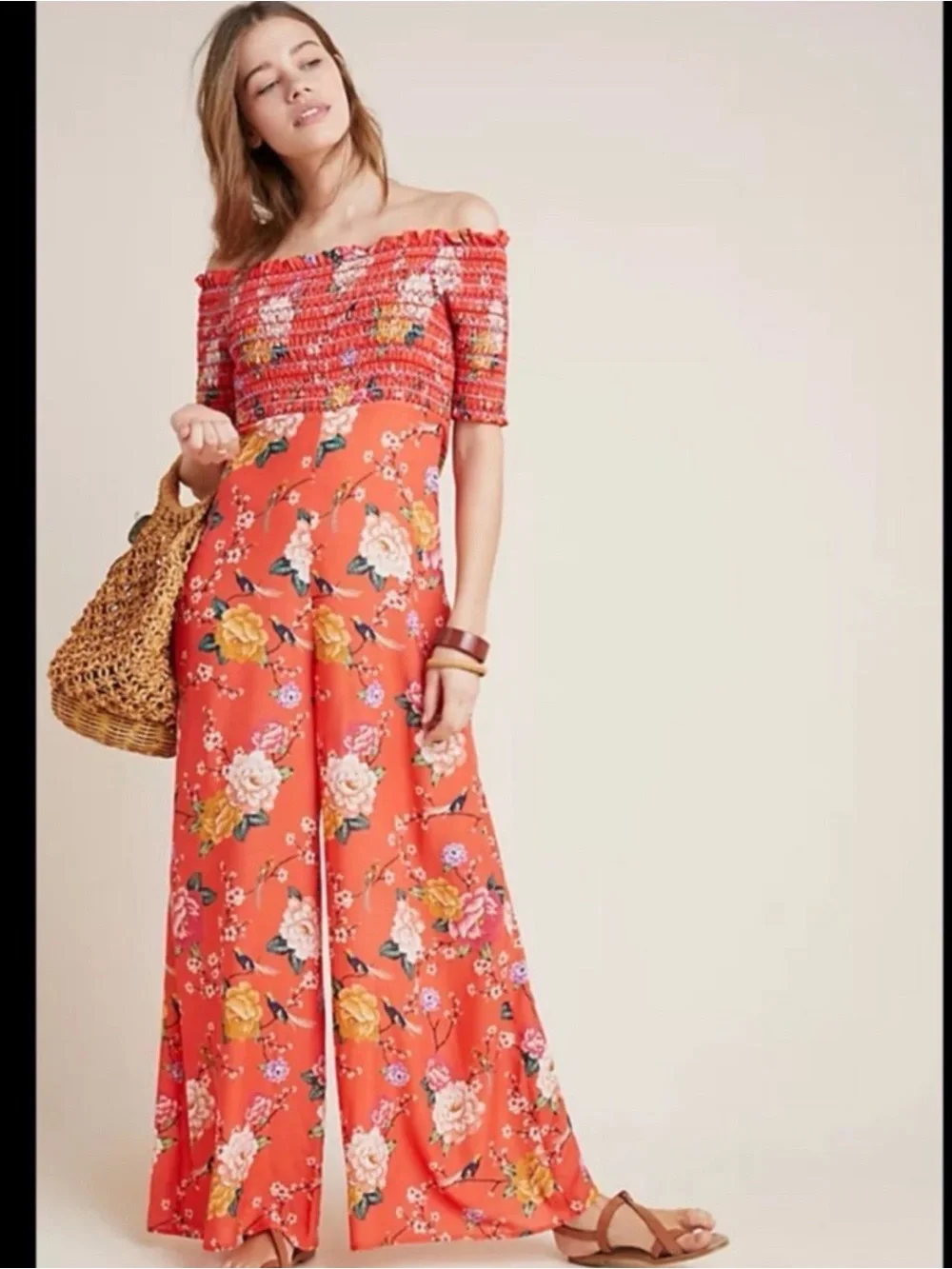 FARM Rio | Pants & Jumpsuits | Farm Rio X Anthropologie Paraiso ...